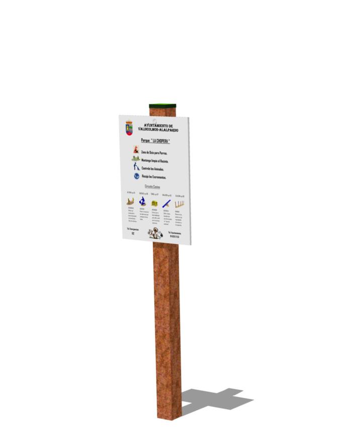 Panel informativo 60x40 cm