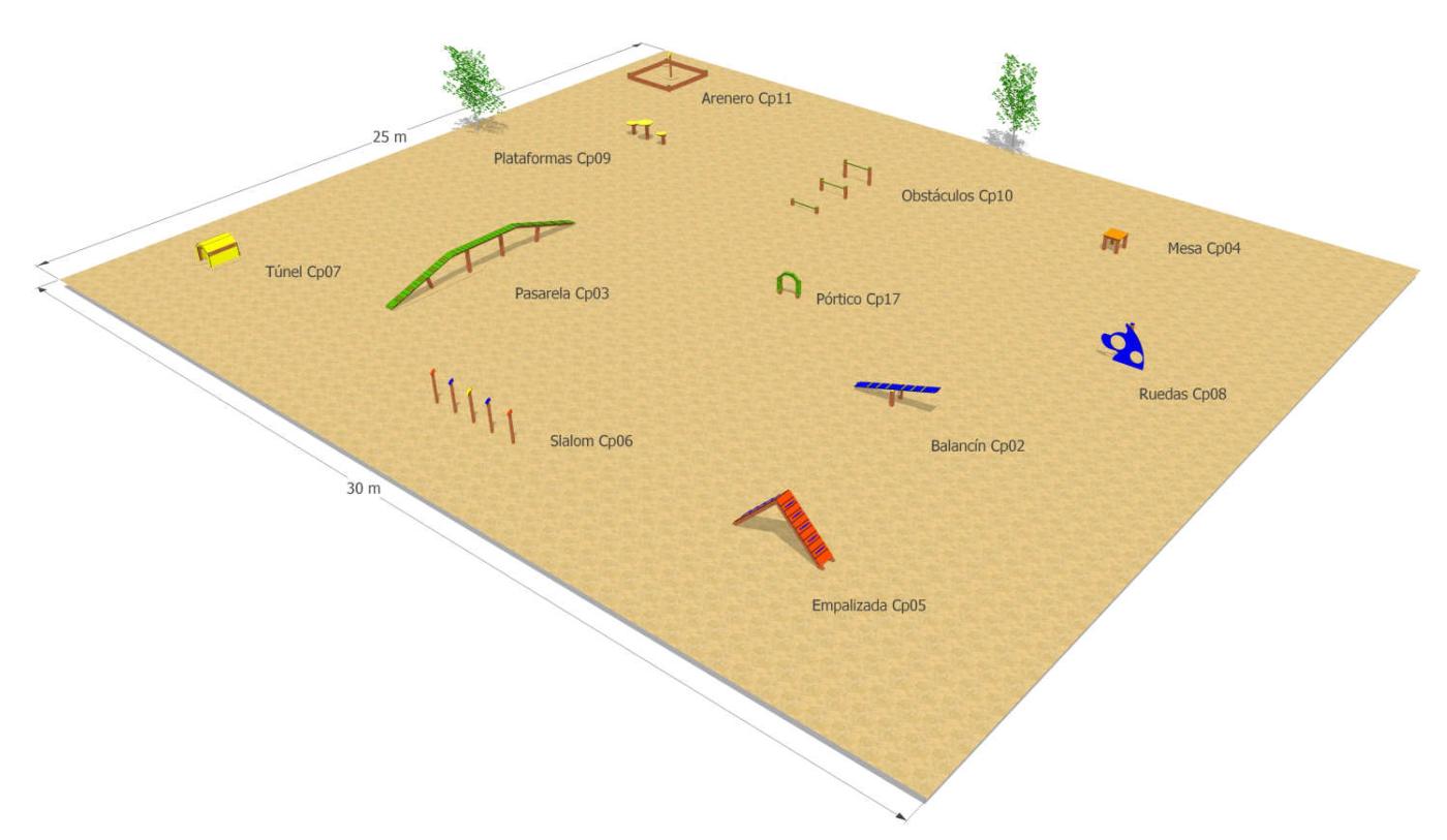 Circuito Canino Agility Completo