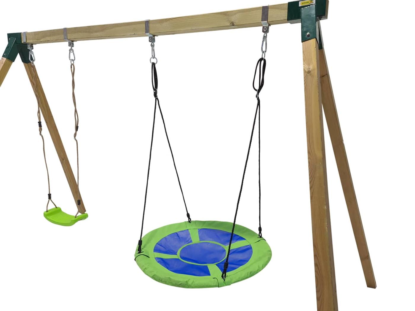 Columpio de madera cuadrada MASGAMES AKINA