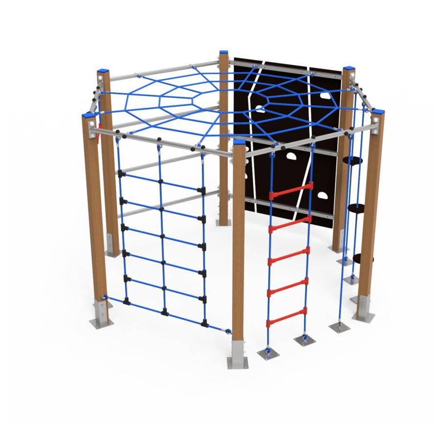 Parque infantil Trepa Hexagonal